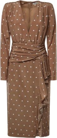 Alessandra Rich Femme, Robes, Brun, Taille: 36 FR Midi Robes