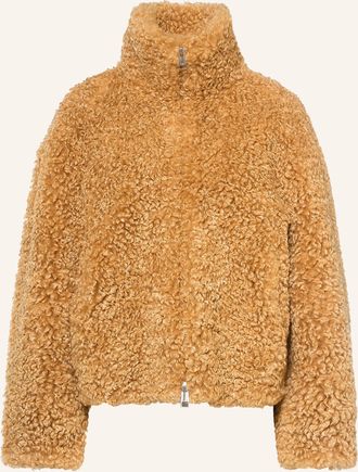 Apparis Apparis Teddyfell-Jacke Brooks braun