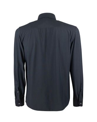 Ghirardelli Mens Shirt Classic Stretch Black Polyamide