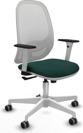 Piqueras y Crespo B&uuml;rostuhl, zylindrisch, mit 1D-Armlehnen, h&ouml;henverstellbare Lendenwirbelst&uuml;tze, ausgestattet mit 3 Positionen und Schneideschaum, mit Rollen von 65 mm