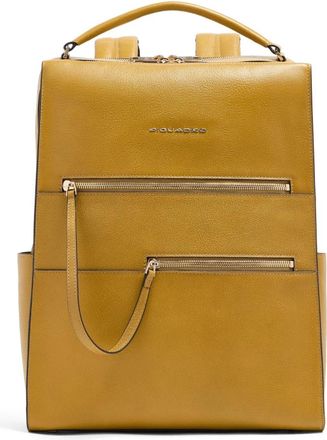 Piquadro Femme, Sacs, Jaune, Taille: ONE Size Sac &agrave; dos ordinateur portable Patricia