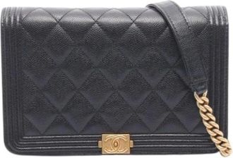 Chanel Pre-owned Vintage Sac bandouli&egrave;re - Femme - Pre-owned - Noir - Taille: ONE Size
