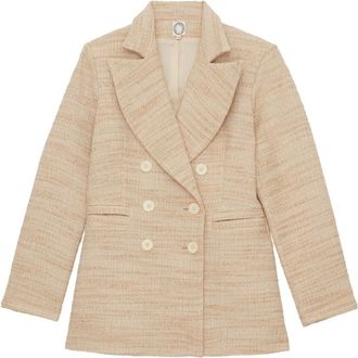 Ines De La Fressange Femme, Vestes, Beige, Taille: 36 FR Bart cotton jacket