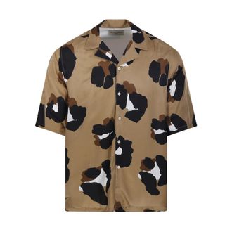 Officine Générale Homme, Chemises, Beige, Taille: S Chemise Eren Décontractée à Rayures