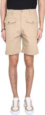 Alexander McQueen Bermuda Cargo Shorts - Beige