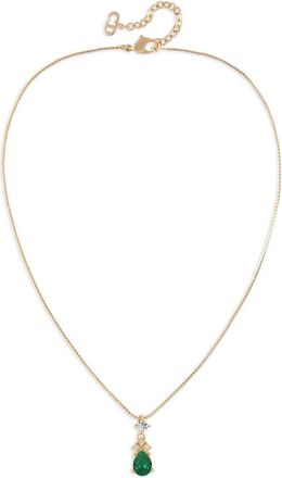 Dior 1980s Edwardian Revival Halskette mit Tropfenform - Gold