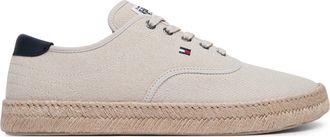 Tommy Hilfiger Espadrilles Tommy Hilfiger Th Hi Vulc Core Jutte Canvas FM0FM05872 Grau
