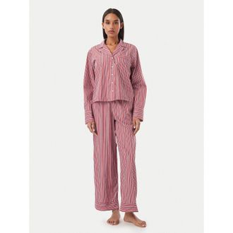 Polo Ralph Lauren Pyjama 4P0597 Rot Relaxed Fit