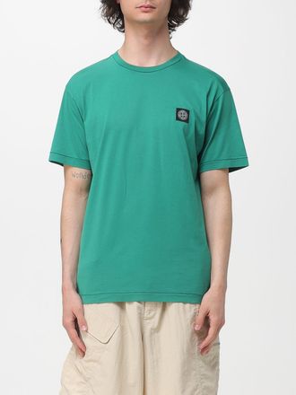 Stone Island T-Shirt STONE ISLAND Homme couleur Vert Prairie