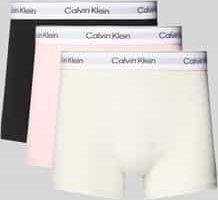Calvin Klein Underwear Trunks mit elastischem Logo-Bund im 3er-Pack