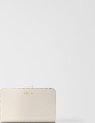 Furla Classic Kompaktes Portemonnaie Perla E Hellgrau Andromeda Kalbsleder Damen