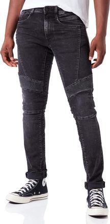 Replay Herren Zaldok Jeans, 097 Dark Grey, 32W / 34L