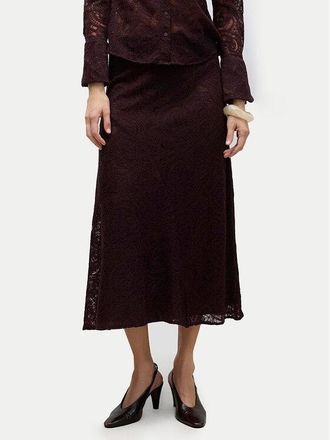 Vero Moda Midirock Urshila 10336946 Dunkelrot Regular Fit