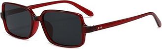 Generic Lunettes De Soleil Sport &Agrave; Monture Fine For Hommes Et Femmes, Id&eacute;ales For Les Vacances, Activit&eacute;s Plein Air Trajets Quotidiens(Red)