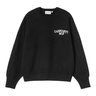 Carhartt Work in Progress Femme, Pulls, Noir, Taille: 40 FR SweaT-shirt Chat C&acirc;lin