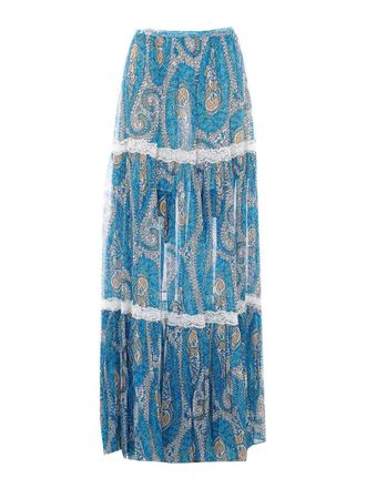 Etro Jupe Midi - Bleu