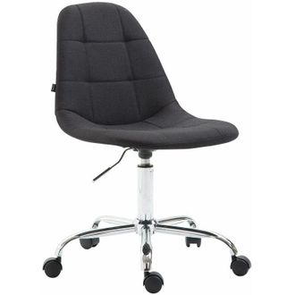 Clp Chaise de bureau en chaise en tissu travaille avec des roues modernes &eacute;l&eacute;gantes diff&eacute;rentes couleurs Couleur : Noir