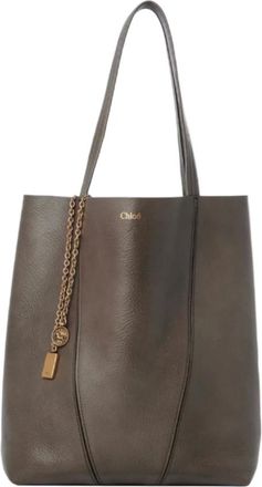 Chlo&eacute; Femme, Sacs, Gris, Taille: ONE Size Spin Tote Bag