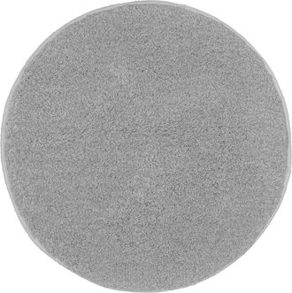 Kleine Wolke Badteppich Relax Grau 100 cm rund