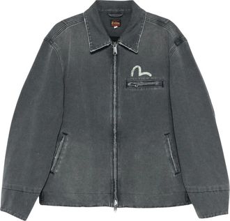 Evisu Ej Distressed Effect Zip Jacket - - Jackets - Herren - Grau - XL