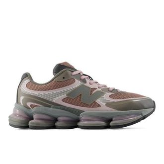New Balance Unisexe Abzorb 2000 en Mauve/Marron, Synth&eacute;tique, Taille 38.5 Large