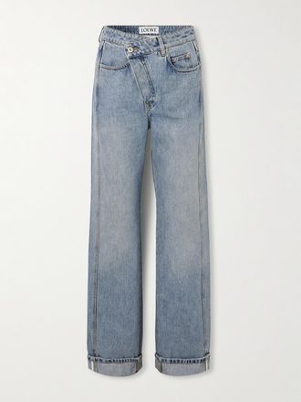 Loewe Asymmetrische Halbhohe Jeans Mit Geradem Bein - Blau