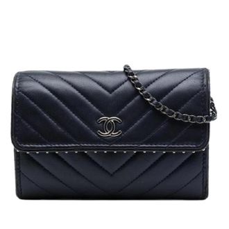 Chanel Pre-owned Wallet on Chain - - Pre-owned - Damen - Blau - ONE SIZE