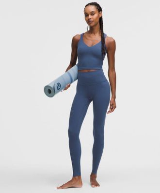 lululemon Align Leggings mit hohem Bund für Frauen - 71 cm - Größe 10 in Blue Twill