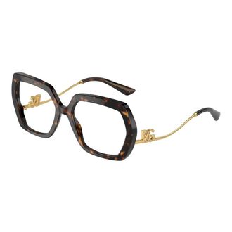 Dolce & Gabbana Femme, Accessoires, Brun, Taille: 56 MM Lunettes &Eacute;l&eacute;gantes Dg3390B en Couleur 502
