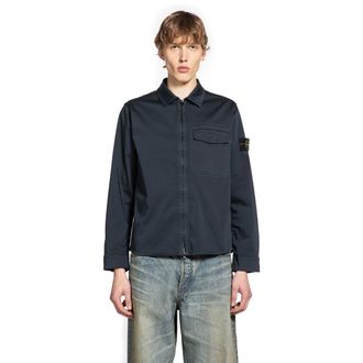 Stone Island 1200015 Overshirt in Cotton Tela