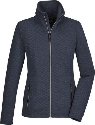 G.I.G.A. DX by killtec Fleecejacke GW 49 WMN KNTFLC JCKT Vielseitige Damen Strickfleecejacke, Jacquard Optik, Zipper-Taschen