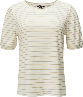 Comma T-Shirt mit Lurexstreifen