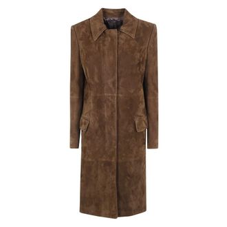 Tom Ford Single-Breasted Coats - - Coats - Damen - Braun - XS