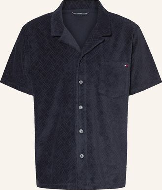 Tommy Hilfiger Resorthemd Comfort Fit Aus Frottee blau