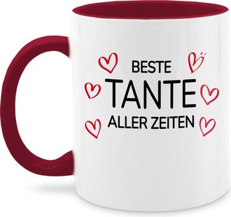 Shirtracer Tasse Tassen 325ml - Beste Tante aller Zeiten | Tante Geschenk | Beste Tante Geschenk | Geschenke f&uuml;r Tante Geburtstag | Tante Geburtstagsgeschenk - 3