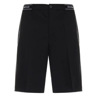 Just Cavalli Logo Waistband Shorts - - Shorts - Herren - Schwarzk - L