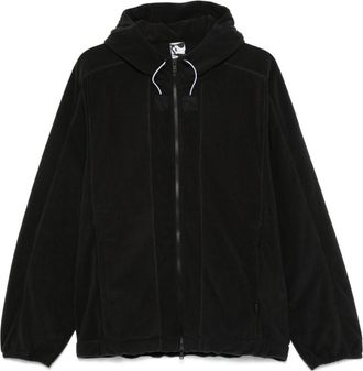 GR10K Hoodie aus Fleece - Schwarz