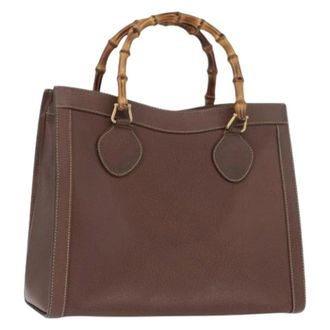 Gucci Sac &agrave; main Vintage Pre-owned - Femme - Pre-owned - Brun - Taille: ONE Size
