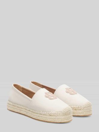 HUGO BOSS Espadrilles mit Logo Appliaktion