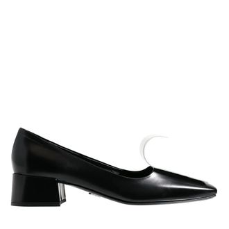 Prada Hohe Schuhe - Two Tone Leather Pumps - Gr. 36 (EU) - in Schwarz - f&uuml;r Damen