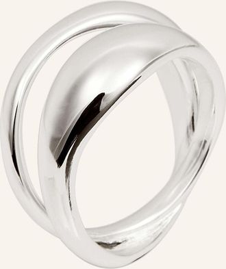 Pompidou Ring Chubby Two-In-One Ring By Glambou silber