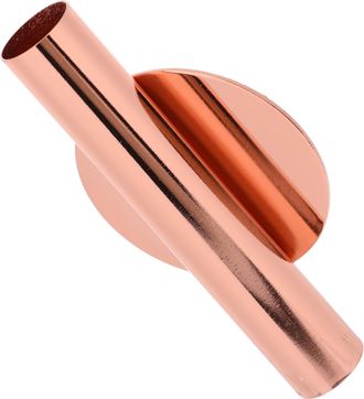 Angoily Wandmontierte Metall blumenvase Rundes Design für Wanddekoration Praktischer Blumenhalter für Wohnzimmer Langlebig und Stilvoll in Roségold