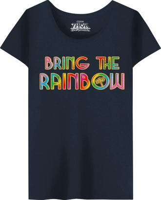 MARVEL Damen Wotlatmts011 T-Shirt, Marineblau, X-Large