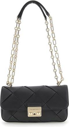 Michael Kors SM Conv Chain Shldr, Hand Bag Women, Noir, Taille Unique