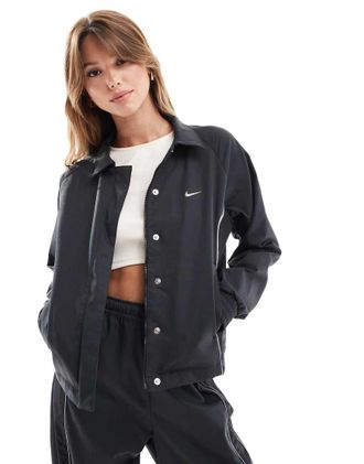 Nike Veste tissée style sportswear - Noir