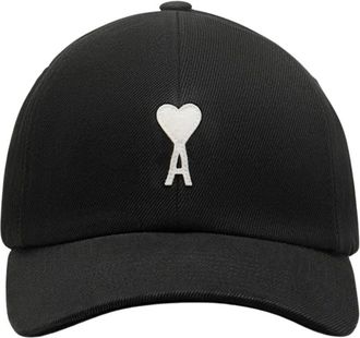 Ami unisex, Accessoires, Noir, Taille: ONE Size Logo Patch Cap