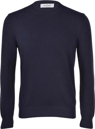 Gran Sasso Homme, Pulls, Bleu, Taille: XL Chemise &Eacute;l&eacute;gante Paricollo