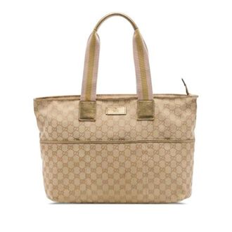 Gucci Sac Cabas Pre-owned en Toile - Femme - Pre-owned - Beige - Taille: ONE Size