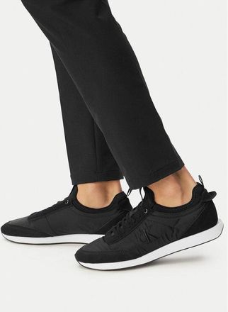 Calvin Klein Jeans Sneakers Retro Runner Sock Laceup Mix YM0YM01414 Schwarz