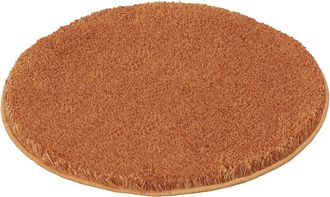 Kleine Wolke Badteppich Relax Rost 100 cm rund